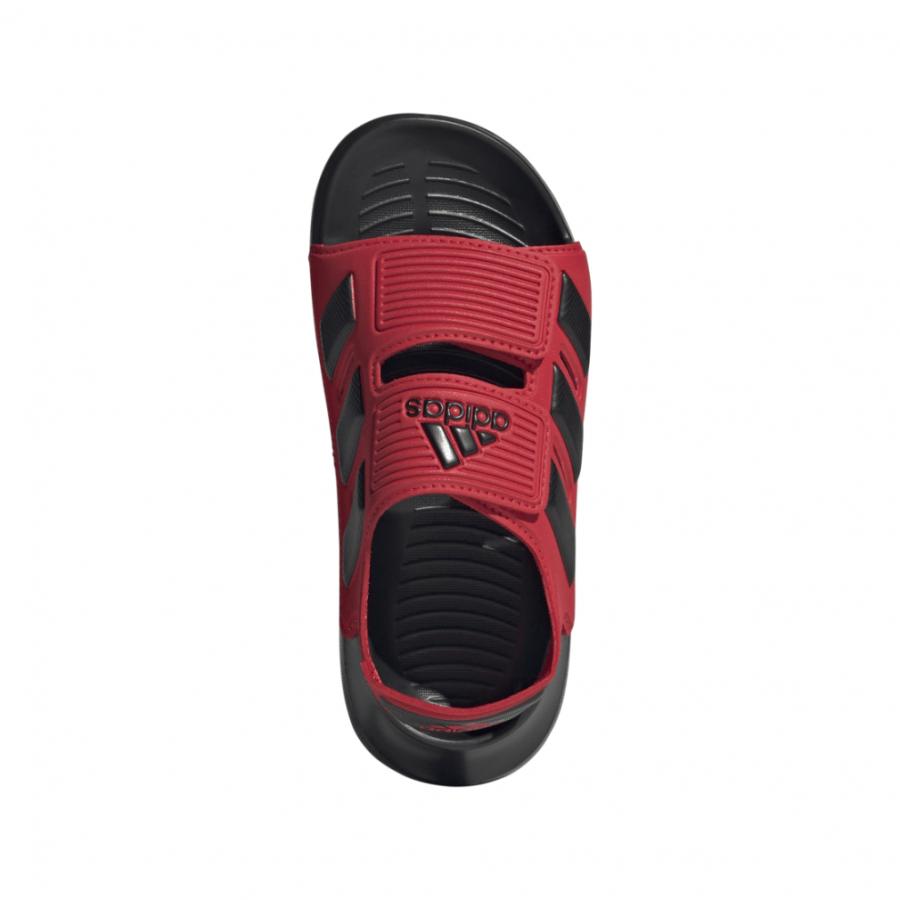 adidas アディダス アルタスイム 2.0 サンダル キッズ JI3061 ジュニア 子供 スポーツサンダル ： レッド×ブラック ...