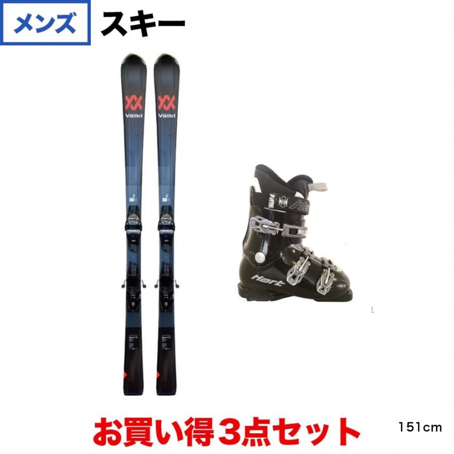 VOLKL（フォルクル） DEACON 7.2 USA VMOTION ＆ HART QUEST 板＋ビンディング＋ブーツ セット メンズ ...