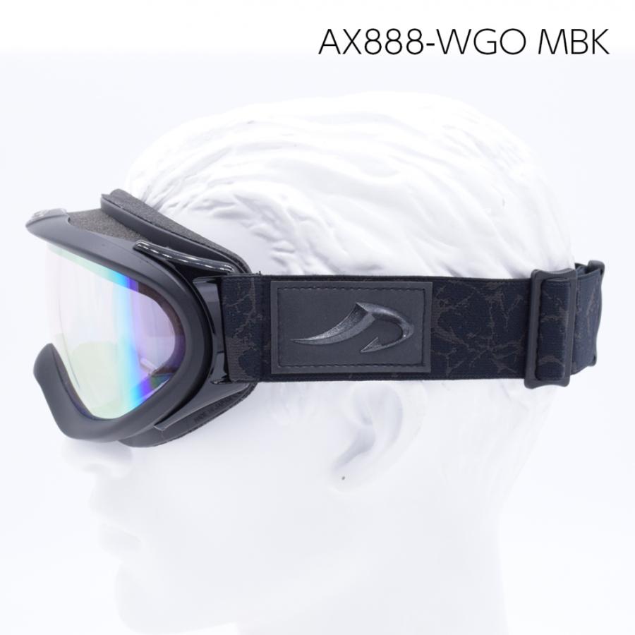 AXE アックス AX888-WGO MBK メガネ対応 スキー/スノーボード ゴーグル : マットブラック : アルペングループヤフー店 - 通販 - Yahoo!ショッピング