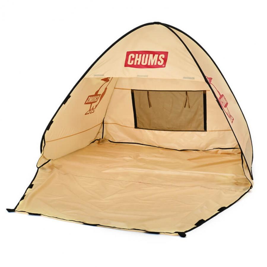 CHUMS チャムス ポップアップサンシェード Pop Up Sunshade 2 CH62-1954 B001 キャンプ ドームテント 2人用 : Beige : アルペングループヤフー店 ...