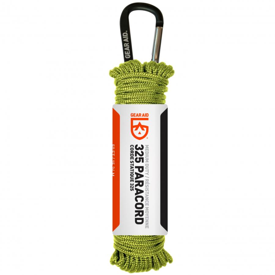 GEAR AID（ギアエイド） 325パラコード50ft 13248 キャンプ ロープ : グリーン : アルペングループヤフー店 - 通販 ...
