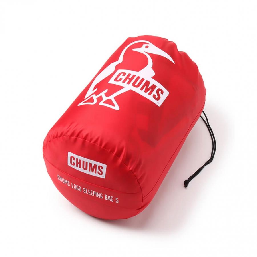 チャムス CHUMS Logo Sleeping Bag 5 CH09-1250 R001 キャンプ シュラフ : Red CHUMS ...