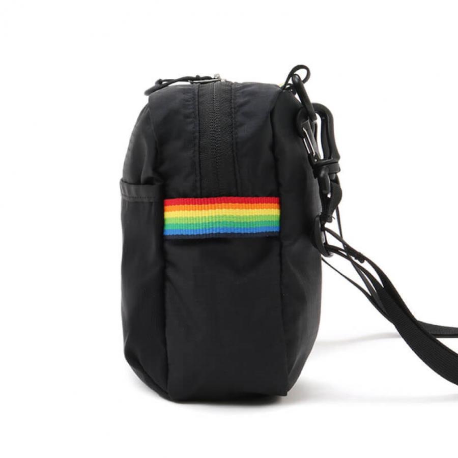 チャムス スプリングデールショルダーバッグ CH60-3474 K042 アウトドア ショルダーバッグ : Black/Rainbow ...
