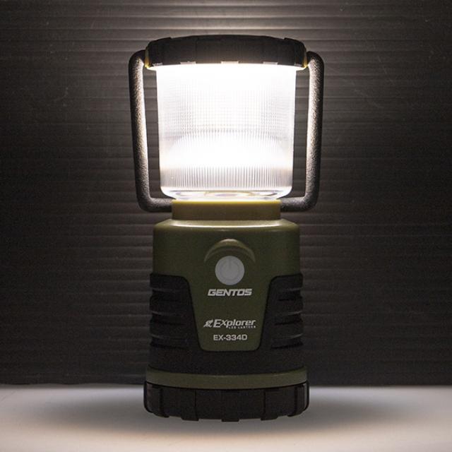 GENTOS ジェントス エクスプローラー 小型3色調色ランタン EX-334D キャンプ 電池ランタン : アルペングループヤフー店 - 通販 - Yahoo!ショッピング