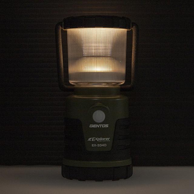 GENTOS ジェントス エクスプローラー 小型3色調色ランタン EX-334D キャンプ 電池ランタン : アルペングループヤフー店 - 通販 - Yahoo!ショッピング