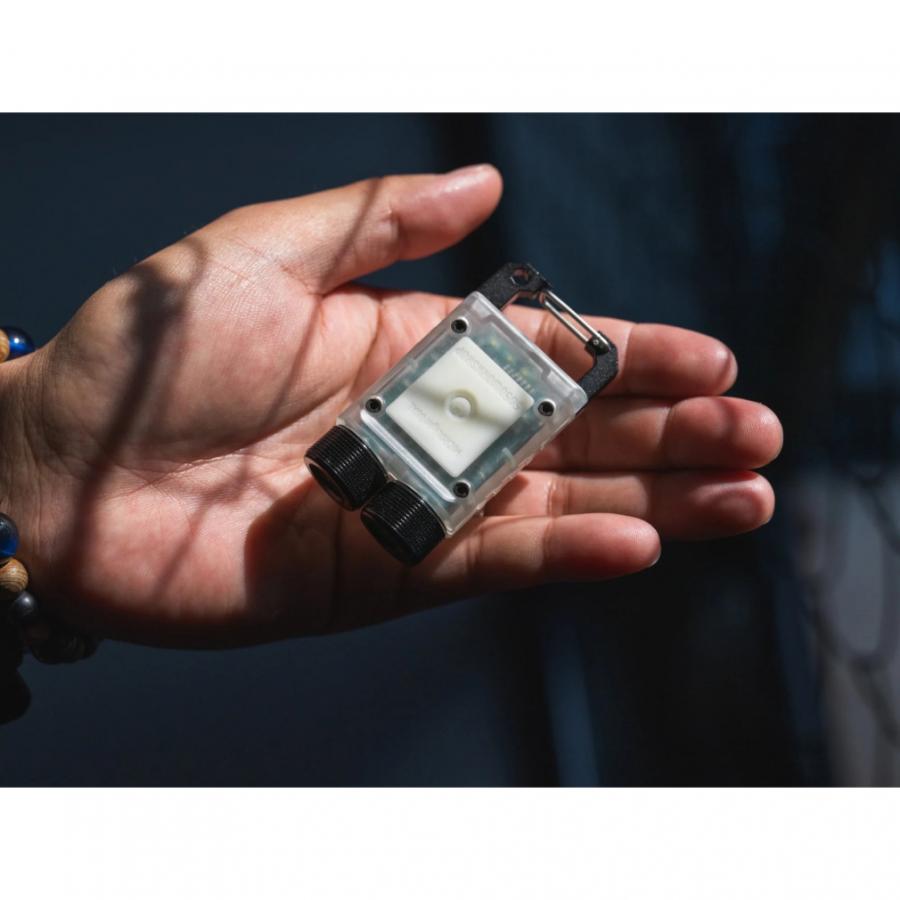 フィフティフィフティワークショップ MICROLight DUAL TR023-4454 キャンプ LEDランタン : GLOW IN THE DARK SKELTON ...