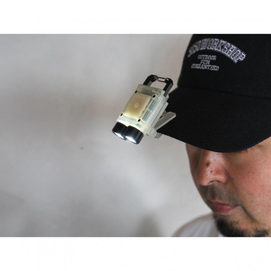 フィフティフィフティワークショップ MICROLight DUAL TR023-4454 キャンプ LEDランタン : GLOW IN THE DARK SKELTON ...