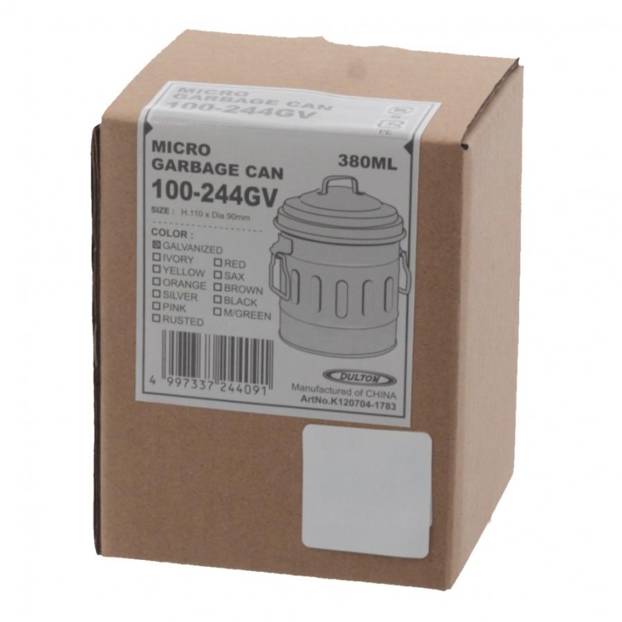 DULTON ダルトン マイクロ ガベージカン 100-244GV キャンプ インテリア小物 : GALVANIZED : アルペングループヤフー店 - 通販 - Yahoo!ショッピング
