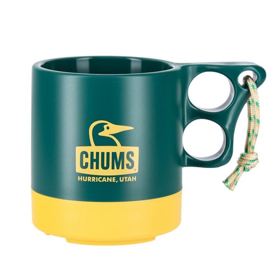 CHUMS チャムス キャンパーマグカップ CH62-1244 T036 キャンプ 食器 : Teal/Yellow : アルペングループヤフー店 - 通販 - Yahoo!ショッピング