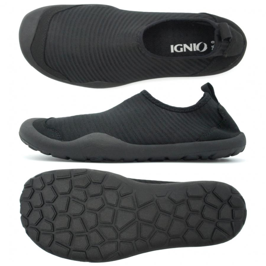 IGNIO イグニオ カジュアルマリン22 IGM1002 BK マリンシューズ : ブラック : アルペングループヤフー店 - 通販 - Yahoo!ショッピング