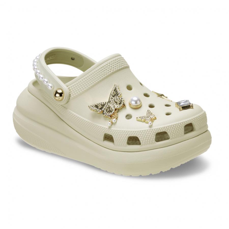 crocs（クロックス） Crush Butterfly Jewel Clog (211539-2Y2 Bone) レディース クロッグ ...