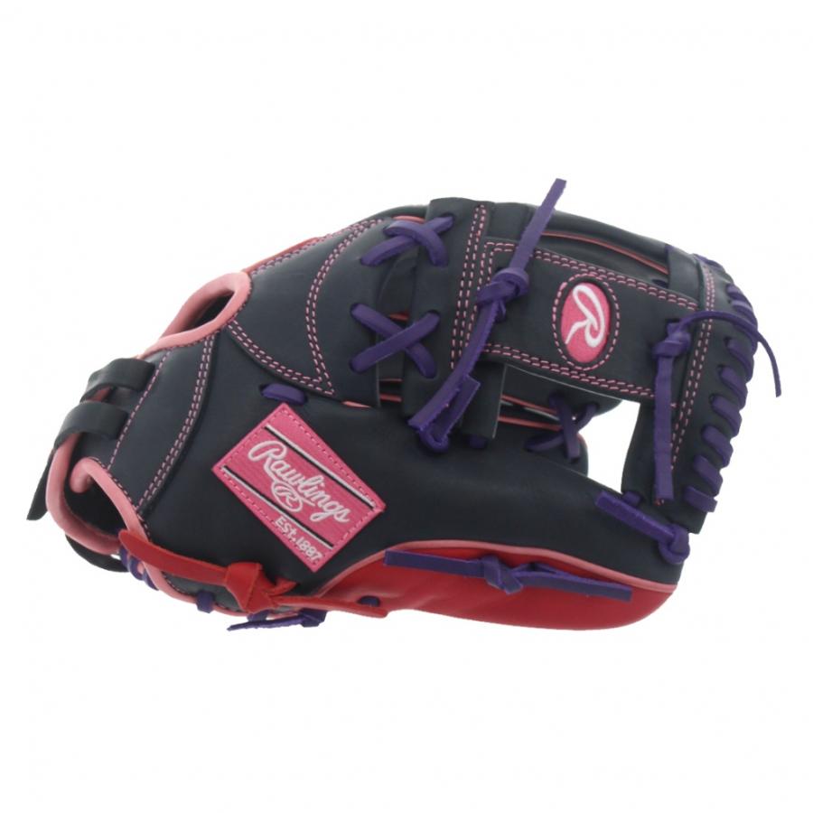 Rawlings（ローリングス） HOHR DP COLORS J00684476 右投用 レディス ソフトボール 野手用グラブ : アルペン ...