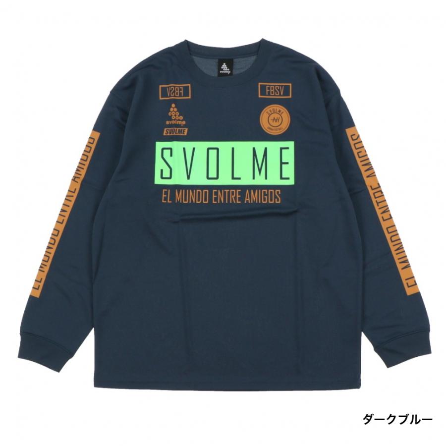 SVOLME スボルメ メンズ サッカー/フットサル 長袖シャツ FBロゴロングプラT SDG 1233-20100 : アルペングループヤフー店 - 通販 - Yahoo!ショッピング