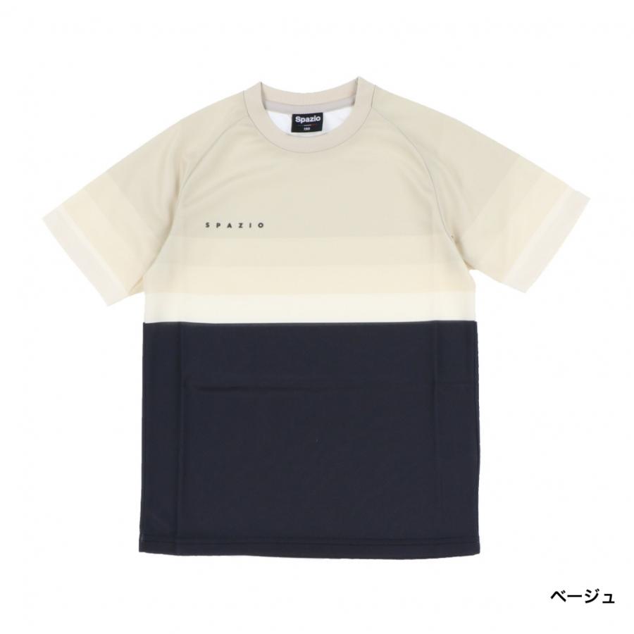 Spazio スパッツィオ ジュニア キッズ・子供 サッカー/フットサル 半袖シャツ Jr.グラデーションパネル半袖プラシャツ GE0938 ...
