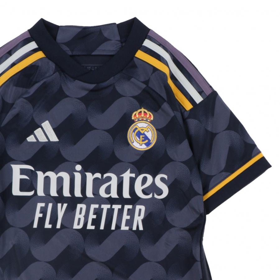 adidas アディダス ジュニア 子供 サッカー/フットサル ライセンスシャツ レアル・マドリード 23/24 アウェイユニフォーム キッズ ...