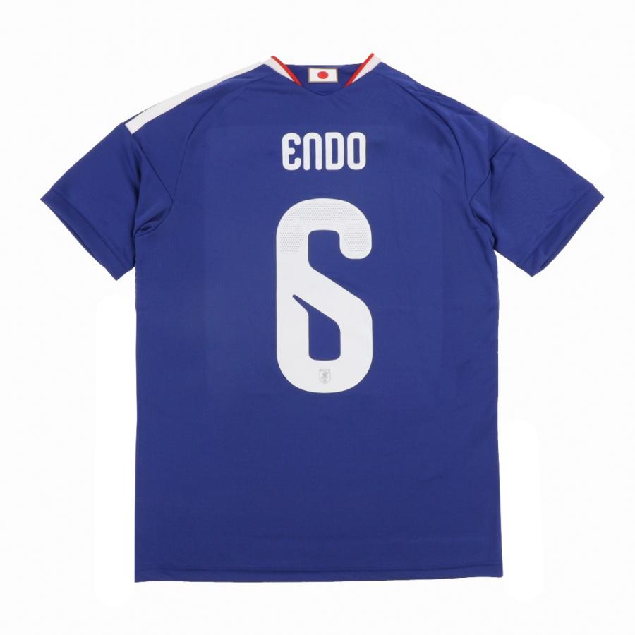 adidas（アディダス） サッカー 日本代表 2026 ホーム レプリカユニフォーム #6 遠藤 航 ネーム＆ナンバー入り 大人 ...