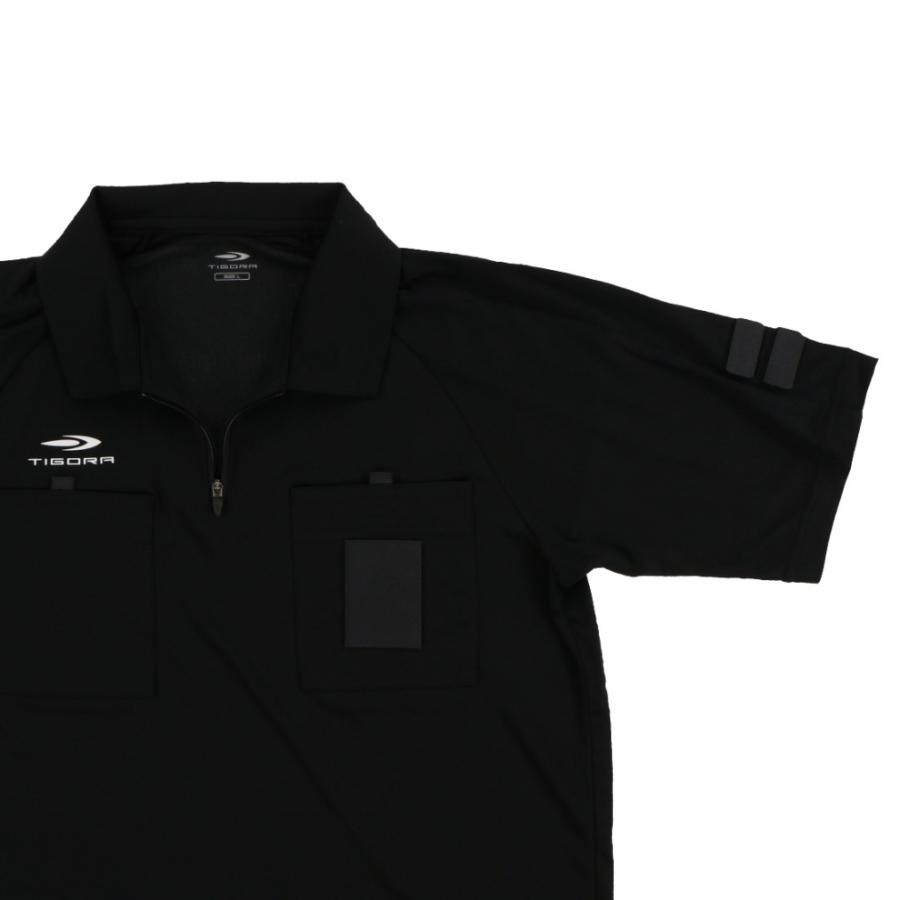 TIGORA ティゴラ メンズ サッカー/フットサル レフェリーシャツ レフリー半袖シャツ TR-8SW1742RFHS : ブラック : アルペングループヤフー店 - 通販 - Yahoo ...