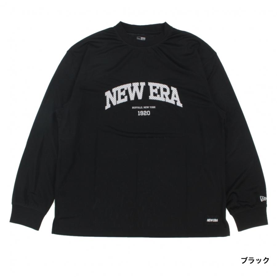 NEW ERA ニューエラ メンズ レディス バスケットボール 長袖Tシャツ PAB LS OS TC TEE COLLEGE LOGO ...