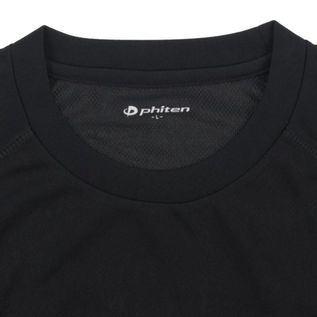 Phiten ファイテン スポーツデポ アルペン限定 RAKUシャツ SPORTS SMOOTH DRY 長袖 吸汗速乾 Tシャツ スポーツ バレーボール バドミントン ランニング ...