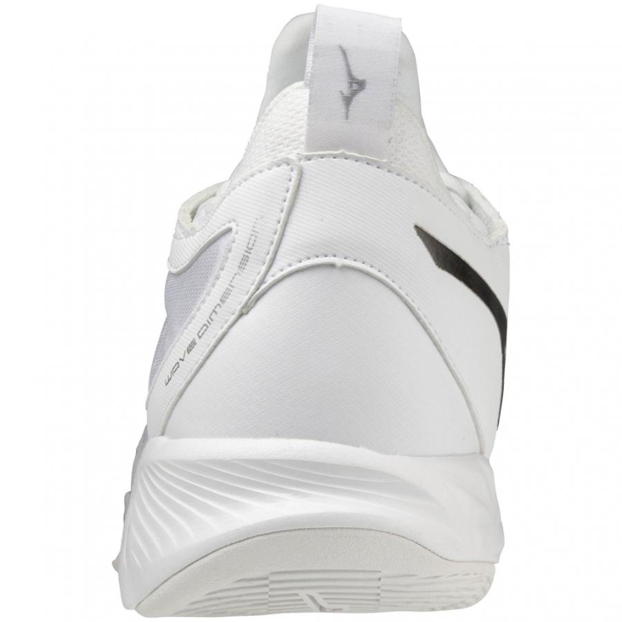 ミズノ WAVE DIMENSION ウエーブディメンション V1GA224009 メンズ レディス バレーボール シューズ 2.5E : ホワイト×ブラック MIZUNO ...