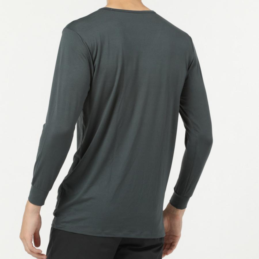 IGNIO イグニオ iHEAT アイヒート 吸湿発熱 メンズ 長袖インナーシャツ 軽量 M Vネック長袖インナー IG-9C17032TL ： グレー : アルペングループヤフー店 - 通販 ...