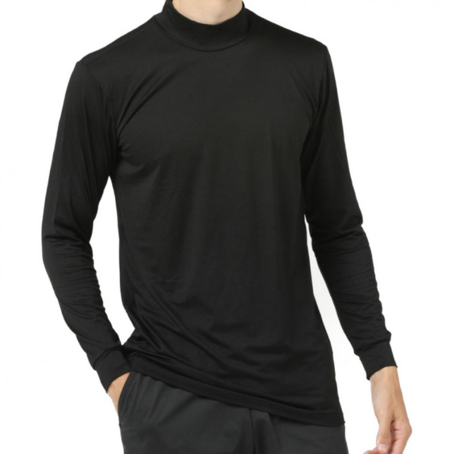 IGNIO イグニオ iHEAT アイヒート 吸湿発熱 メンズ 長袖インナーシャツ 軽量 M ハイネック長袖インナー IG-9C17042TL ： ブラック : アルペングループヤフー店 ...
