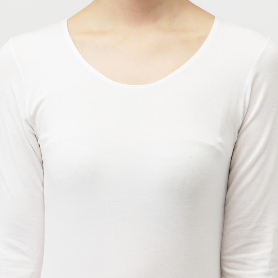 TIGORA ティゴラ iHEAT アイヒート 吸湿発熱 レディース 長袖インナーシャツ +5℃インナー Uネック長袖インナー TR-9CA2615TLOWH ： オフホワイト : アルペン ...