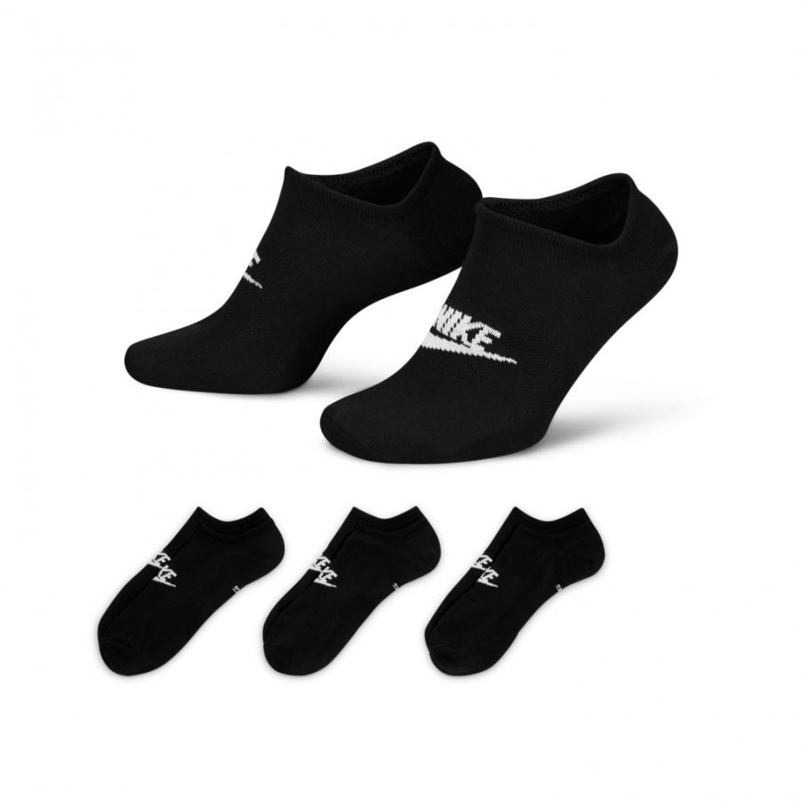 NIKE（ナイキ） ソックス 靴下 NSW エブリデイ エッセンシャル ノーショウ ソックス DX5075 010 ： ブラック : アルペン ...