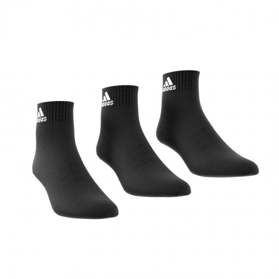 adidas アディダス ジュニア キッズ 子供 ソックス 靴下 薄手・軽量アンクルソックス 3足組 IC1282 ： ブラック : アルペン ...