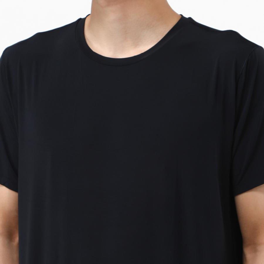 IGNIO イグニオ 極 iCOOL アイクール 涼感ウェア メンズ 半袖 インナーシャツ インナークルーネック T IG-9C13083UT ： ブラック : アルペングループヤフー店 ...