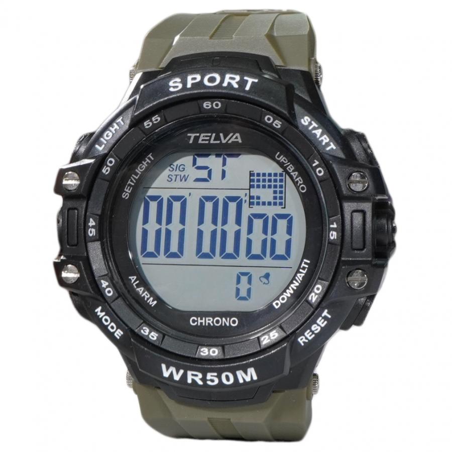 TELVA テルバ ストップウォッチ付きTE-D281-KH TED281 KH 陸上/ランニング 時計 : アルペングループヤフー店 - 通販 - Yahoo!ショッピング