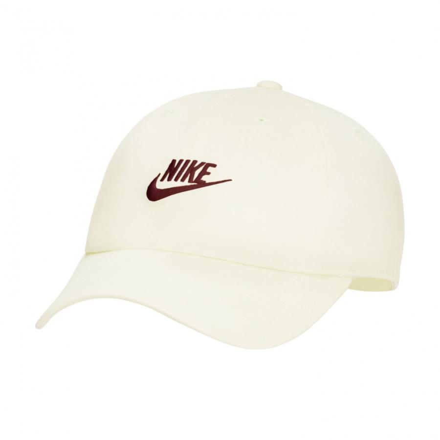 NIKE（ナイキ） キャップ クラブ CB FUT WSH L キャップ FB5368 134 帽子 ： オフホワイト×レッドブラウン ...