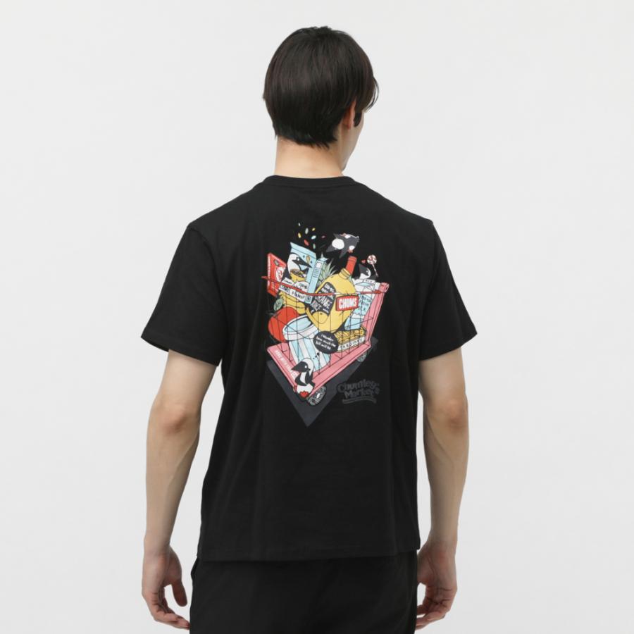 CHUMS 2025春夏 チャムス メンズ アウトドア 半袖Tシャツ Chumleys Market Pocket T-Shirt CH01-2517 K001 : ブラック : アルペン ...