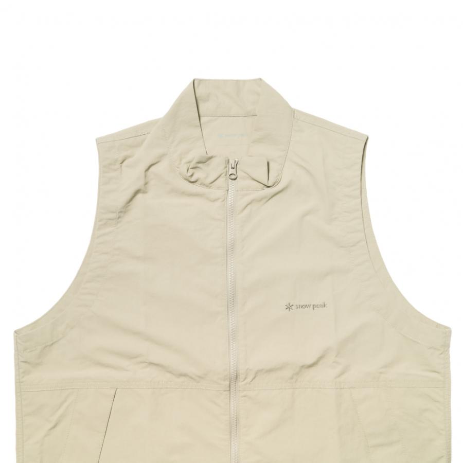 snow peak 2025春夏 【アルペン限定モデル】 スノーピーク アウトドア ベスト SP EX Rip Stop Woven Vest AJK25SU702 : アルペングループヤフー ...
