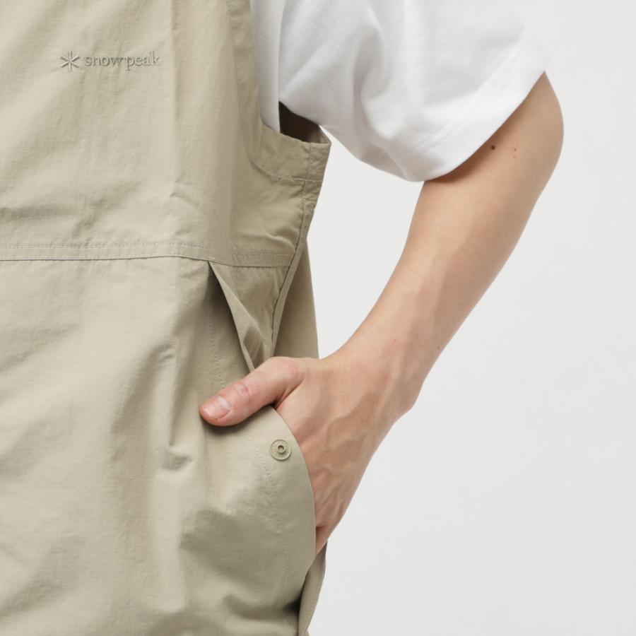 snow peak 2025春夏 【アルペン限定モデル】 スノーピーク アウトドア ベスト SP EX Rip Stop Woven Vest AJK25SU702 : アルペングループヤフー ...