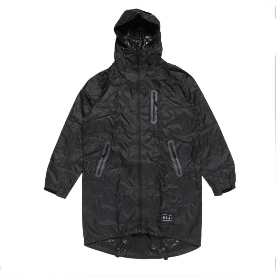 KiU キウ アウトドア レインウェア RAIN ZIP UP K116-900 : ブラック : アルペングループヤフー店 - 通販 - Yahoo!ショッピング