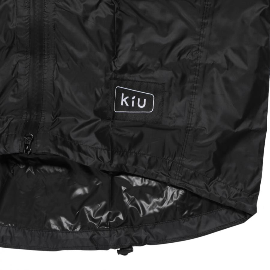 KiU キウ アウトドア レインウェア RAIN ZIP UP K116-900 : ブラック : アルペングループヤフー店 - 通販 - Yahoo!ショッピング