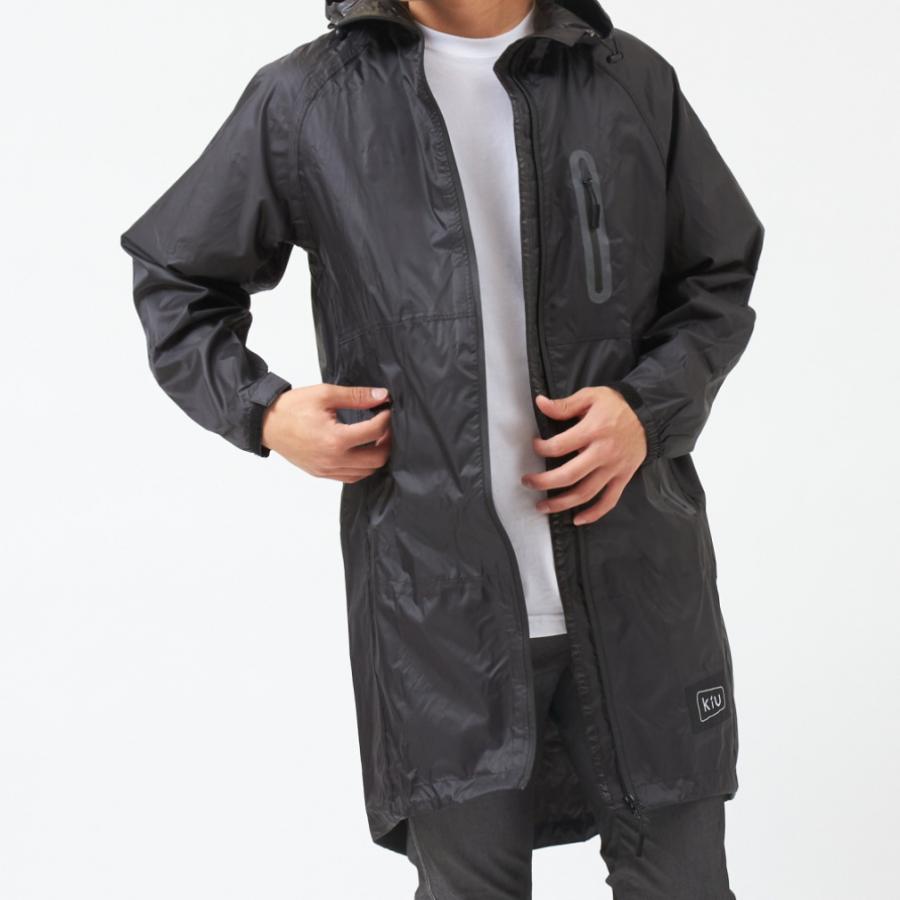 KiU キウ アウトドア レインウェア レインジップアップ K116-900 : ブラック : アルペングループヤフー店 - 通販 - Yahoo!ショッピング
