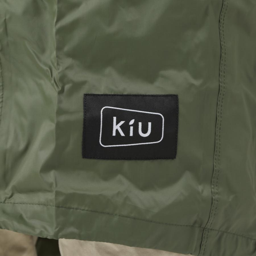 キウ アウトドア レインウェア レインジップアップ K116-906 : カーキ KiU : 9236670133 : アルペングループヤフー店 - 通販 - Yahoo!ショッピング