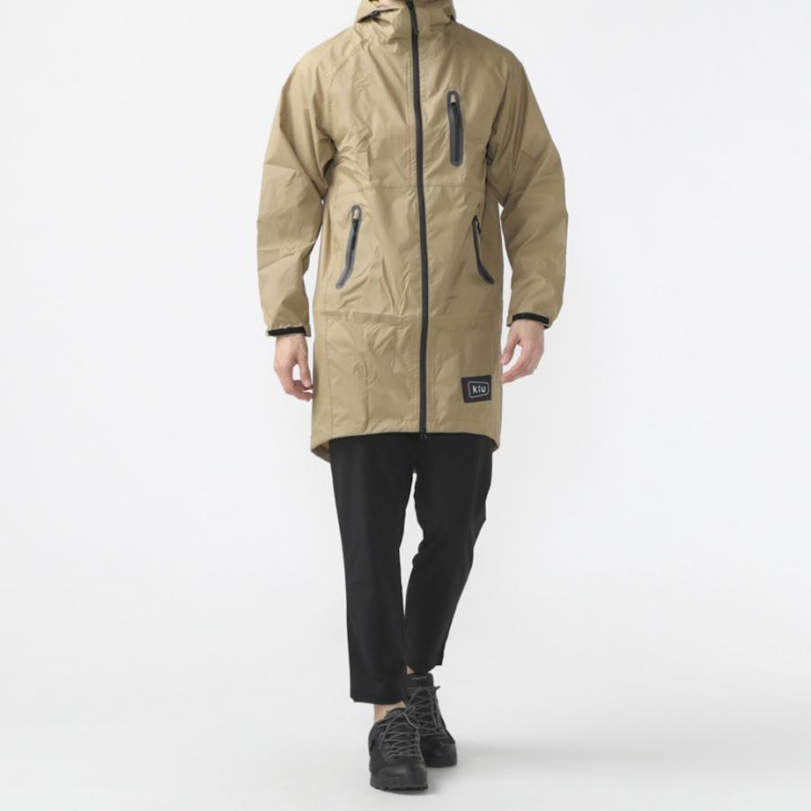 KiU キウ アウトドア レインウェア RAIN ZIP UP K116-911-R : ベージュ : アルペングループヤフー店 - 通販 - Yahoo!ショッピング