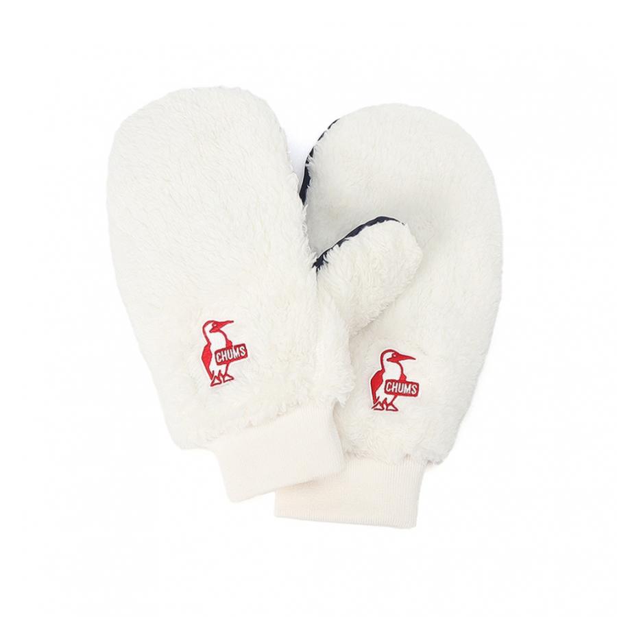 2024秋冬 チャムス トレッキング グローブ Elmo Fleece Mitten エルモフリースミトン CH09-1325 W056 : アイボリー×ネイビー CHUMS ...