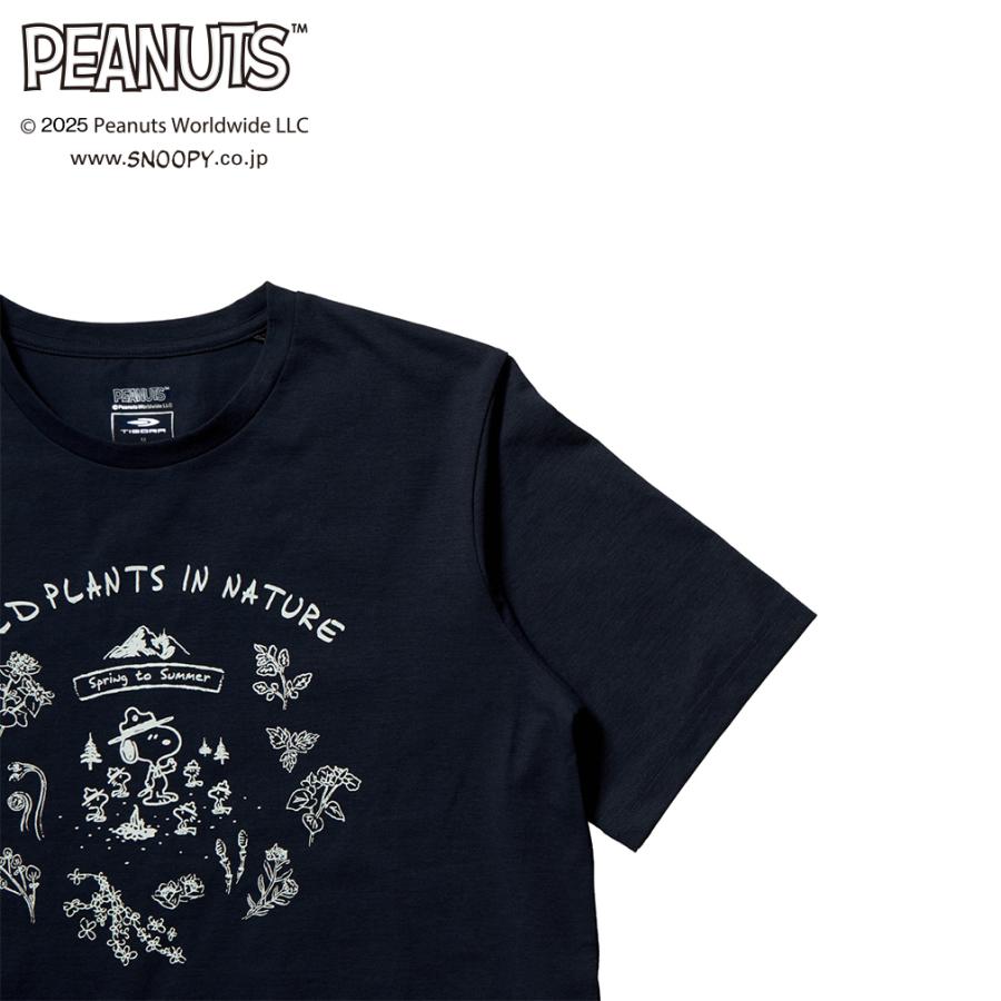 PEANUTS 2025春夏 ティゴラ レディース アウトドア 半袖Tシャツ グラフィック半袖T 野草 スヌーピー TRPN-9D2265TS TIGORA : アルペングループヤフー店 ...