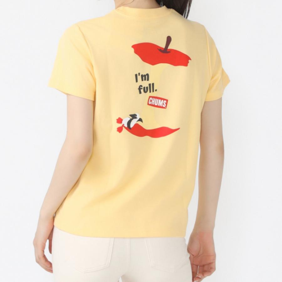 CHUMS 2024春夏 チャムス レディース アウトドア 半袖Tシャツ アイムフルオブアップルズTシャツ CH11-2373 Y044 ...