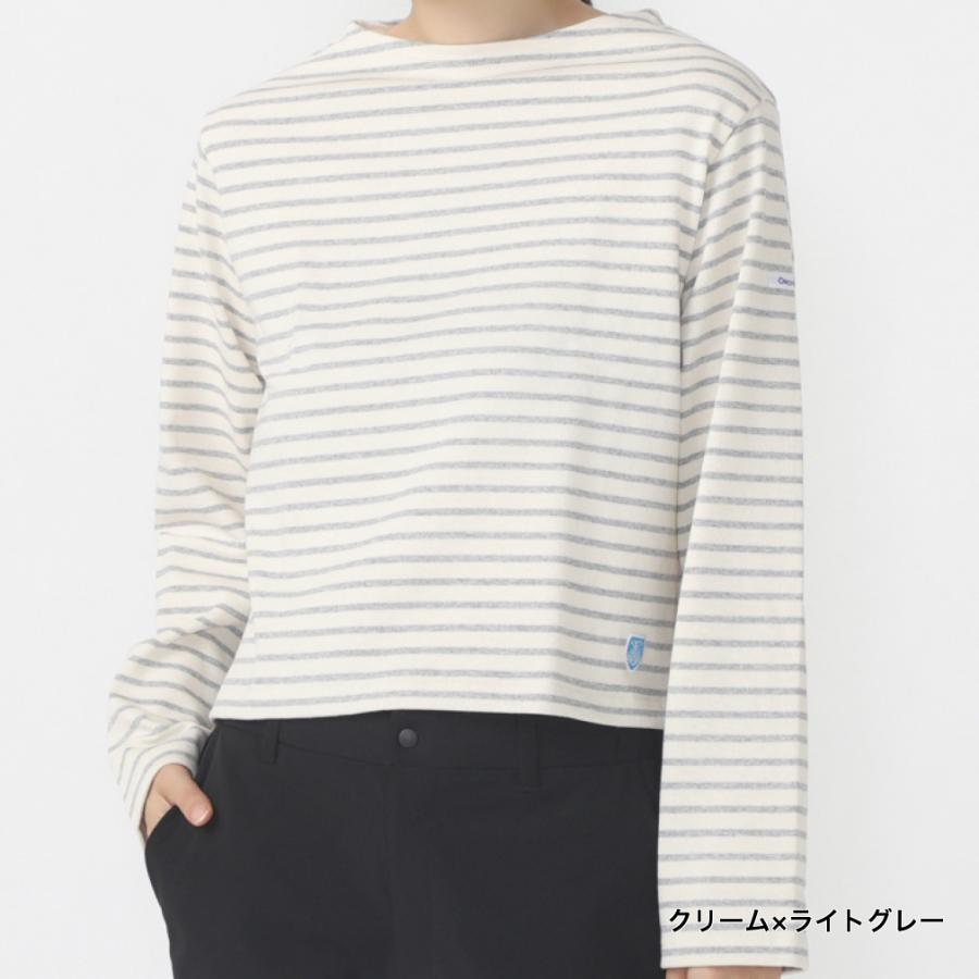 オーシバル レディース アウトドア 長袖Tシャツ BOAT NECK L/S CROPPED
