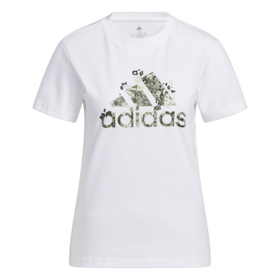 adidas（アディダス） レディース 半袖 Tシャツ フローラル バッジ オブ スポーツ グラフィック 半袖 Tシャツ ETM35 ...