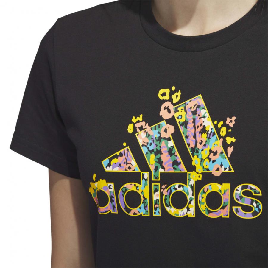 アディダス レディース 半袖 Tシャツ フローラル バッジ オブ スポーツ グラフィック 半袖 Tシャツ ETM35 H52232 ...