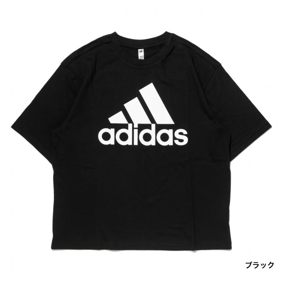 adidas（アディダス） レディース 半袖 Tシャツ エッセンシャルズ ビッグロゴTシャツ ENL36 HR4930 HR4931 スポーツ ...