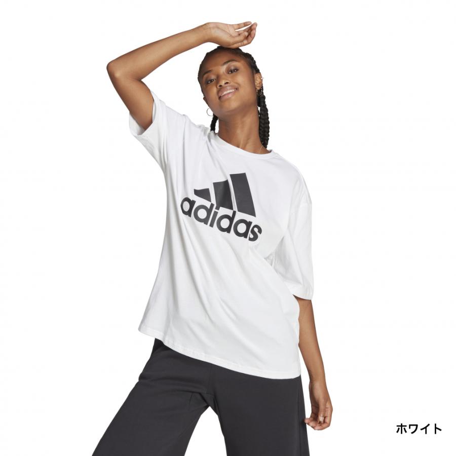 adidas（アディダス） レディース 半袖 Tシャツ エッセンシャルズ ビッグロゴTシャツ ENL36 IR5417 HR4930 ...