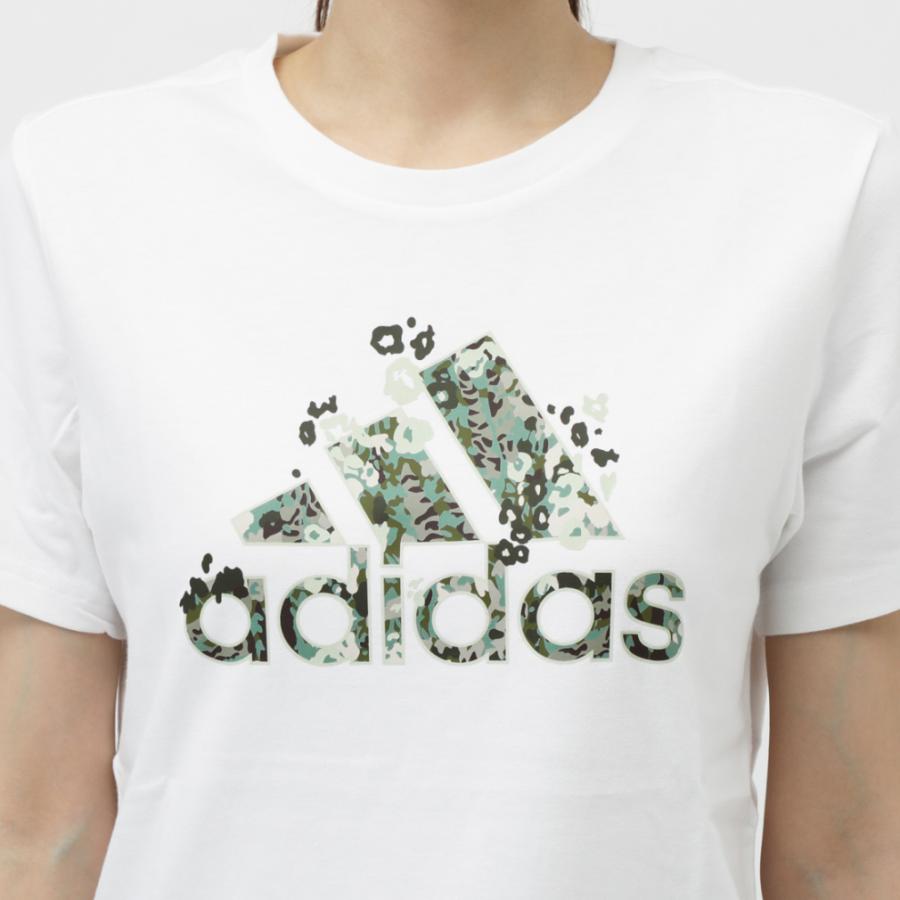adidas アディダス レディース 半袖 Tシャツ フローラル バッジ オブ スポーツ グラフィック半袖Tシャツ ETM35 H52232 ...