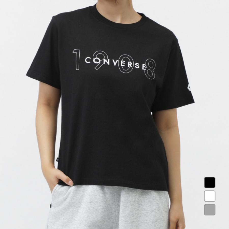 CONVERSE コンバース レディース 半袖 Tシャツ 1908 PT S/S 4230005 スポーツウェア Converse : アルペングループヤフー店 - 通販 - Yahoo!ショッピング